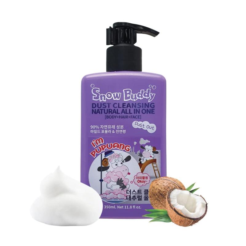 【スノウバディ】Natural All in one ベビーシャンプー&amp;ウォッシュ 頭からつま先までウォッシュ - 90%天然成分シャンプー+ボディウォッシュ