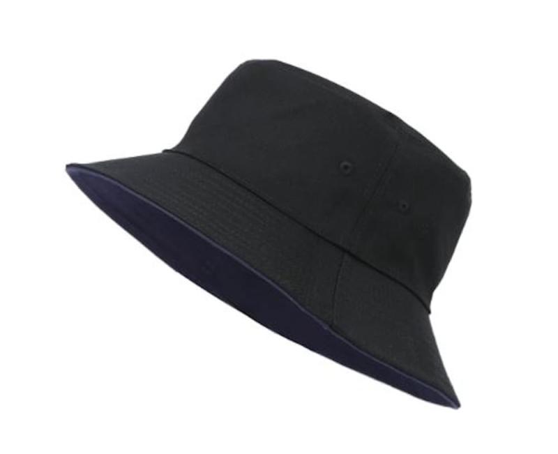 [JUNNY] 大きいサイズ 中サイズ 選べる リバーシブル バケットハット 深め メンズ・レディース UVケア