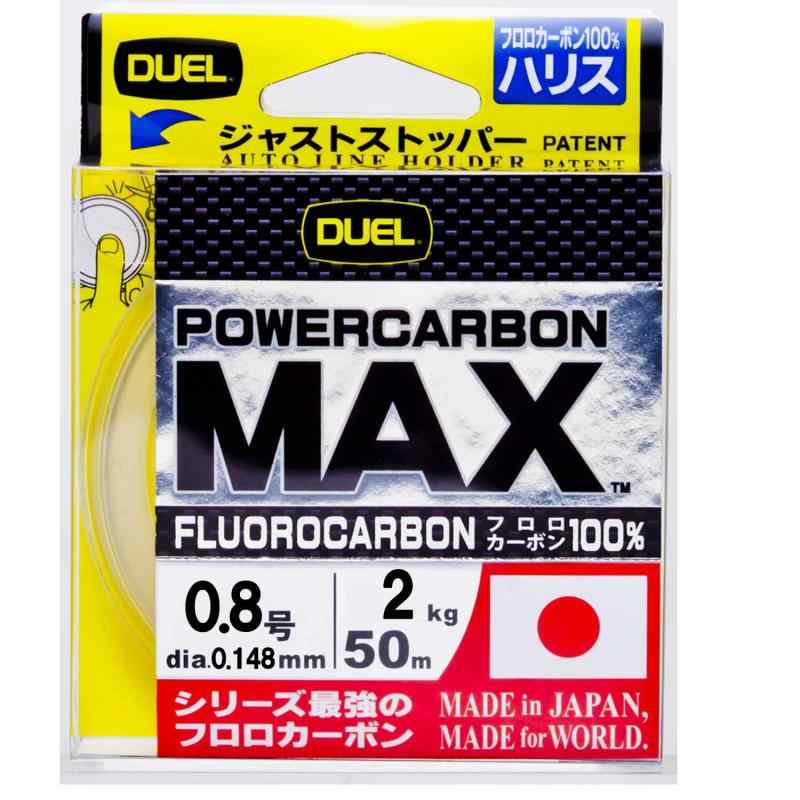 DUEL ( デュエル ) フロロライン 釣り糸 POWERCARBON MAX 【 ライン 釣りライン 釣具 高強度 高感度 】