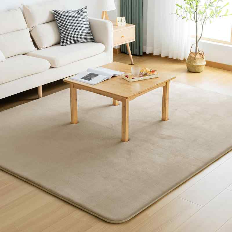 Matdeco 高反発 極厚25mm 防音ラグマット 200×300cm(約4.5畳) 滑り止め付 抗菌防臭防ダニ 床暖房対応 オールシーズン快適 厚手ラグ じゅうたん 絨毯 リビングマット ホットカーペット可 北欧 おし【極厚25mm高反...