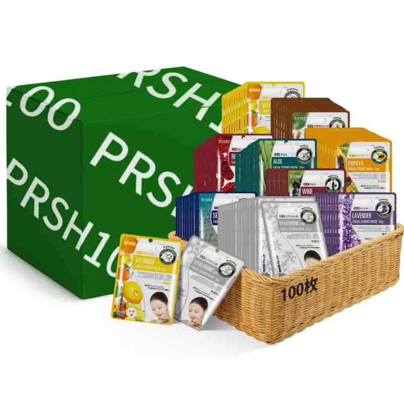 MITOMO SKINCARE 新感覚 うるツヤ肌 フェイスパックセット 100枚-200枚個別包装 パック セット 保湿 個包装【PRSH000200】