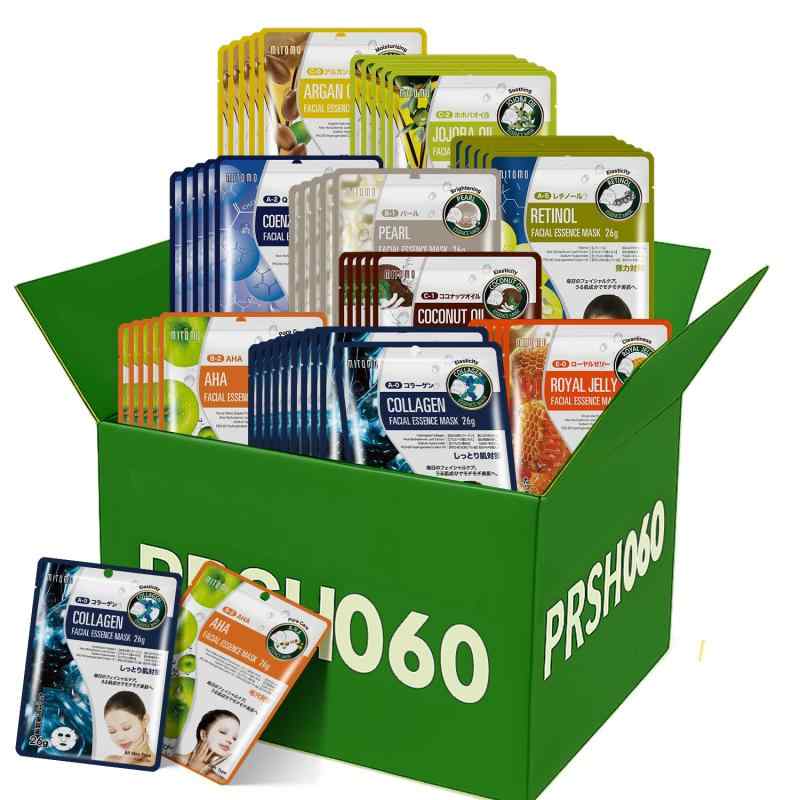 MITOMO SKINCARE ラッキーボックス スペシャル、60枚、120枚、240枚、360枚 - BF