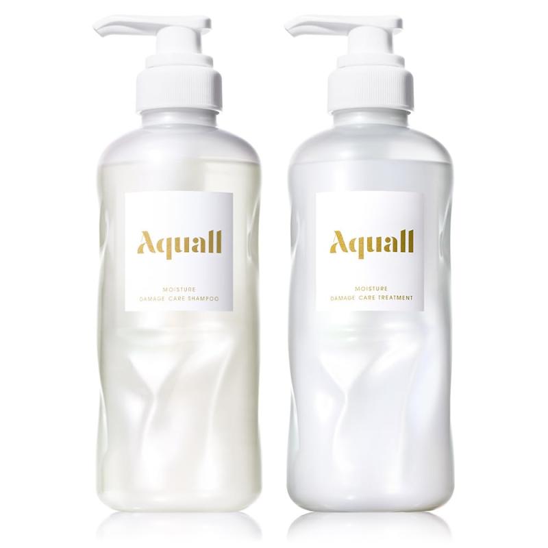 Aquall アクオル | モイスチャーダメージケア シャンプー トリートメント ボトル セット