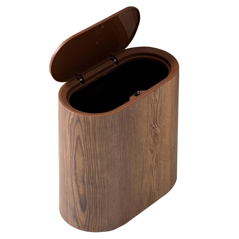 ゴミ箱 ふた付き8L 袋が見えない 2重構造 ゴミバコ 防臭 密閉 ペット対策 省スペース 移動便利 リビング オフィス 洗面所用 トイレ 寝室 フタ付きゴミ箱✅【セット内容】1 x フタ付きゴミ箱、サイズ：奥29×幅16×高さ29cm。✅...