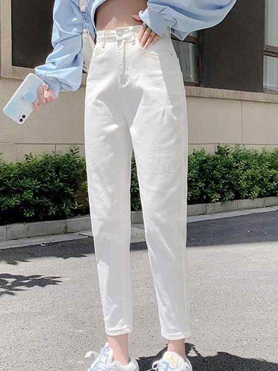 ・カテゴリ: デニムパンツ・スタイル: きれいめカジュアル・素材: 綿70%以上80%未満・デザイン: ハーレムパンツ、スキニーパンツ・丈: 九分丈、長ズボン・ウエスト: ハイウエスト・厚さ: 極厚・デザイン要素: ポケット、コーティング加...