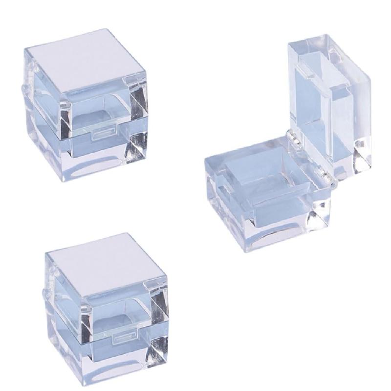 透明 キューブ 化粧品収納ボックス、コンテナ, 口紅, アイシャドウ・リップグロス用, プラスチック製 QT-178【クリアデザイン】目に見える透明なデザインなので、中の色が簡単に確認でき、必要な色合い、ミニメイクアップコンテナをすぐに見つ...