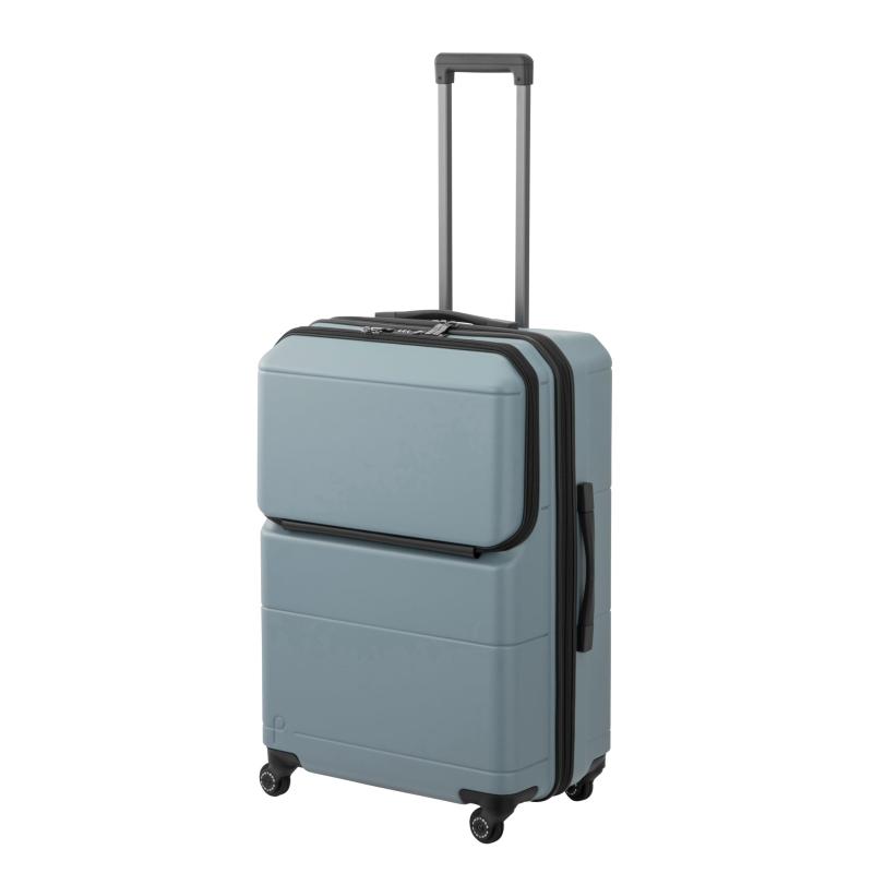 プロテカ スーツケース 大型 大容量 lサイズ 5泊6日 6泊7日 74L 4.8kg キャスターストッパー 3年付 日本製 キャリーケース キャリーバッグ ポケットライナー2 No.01343日本製【外寸サイズ】 H69×W47×D28c...