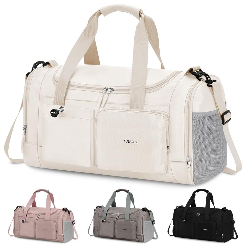 Lubardy ボストンバッグ 修学旅行 メンズ 大容量 旅行バッグ メンズ レディース 乾湿分離 30L 1泊 スポーツバッグ シューズ収納 斜めがけ 手提げ 肩掛け ジムバッグ アウトドア スポーツ 旅行【商品仕様】：サイズ：約41cm...