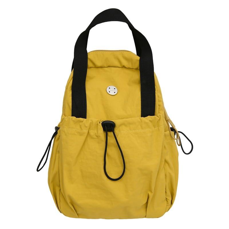 [LeafIn] リュック 2way ショルダーバッグ リュックサック 男女兼用 超軽量（230g） ナイロン 防水 人気 おしゃれ カジュアルリュック シンプル 無地 通学 旅行 お出かけ 1606フリーサイズ：縦28cm*横21cm*マ...