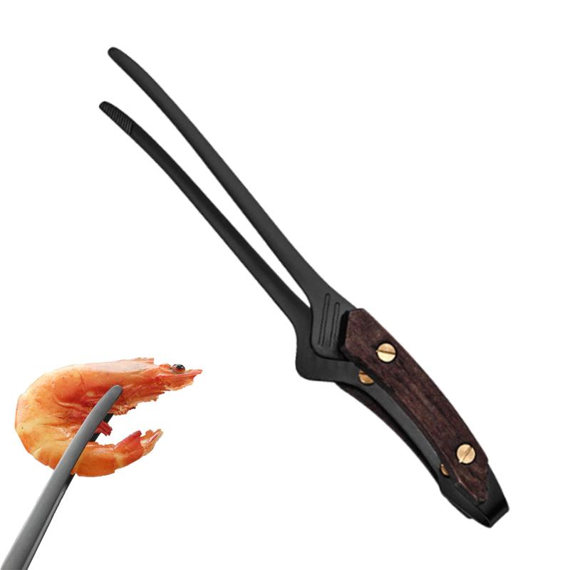 SensaBliss トング 焼肉トング バーベキュートング 304ステンレス 自立式 木製ハンドル 軽量 耐熱 火傷防止 バーベキュー 揚げ物 BBQ アウトドア キャンプ【商品仕様】サイズ：長さ約24 cm。一本の重量は70 gのみで、...