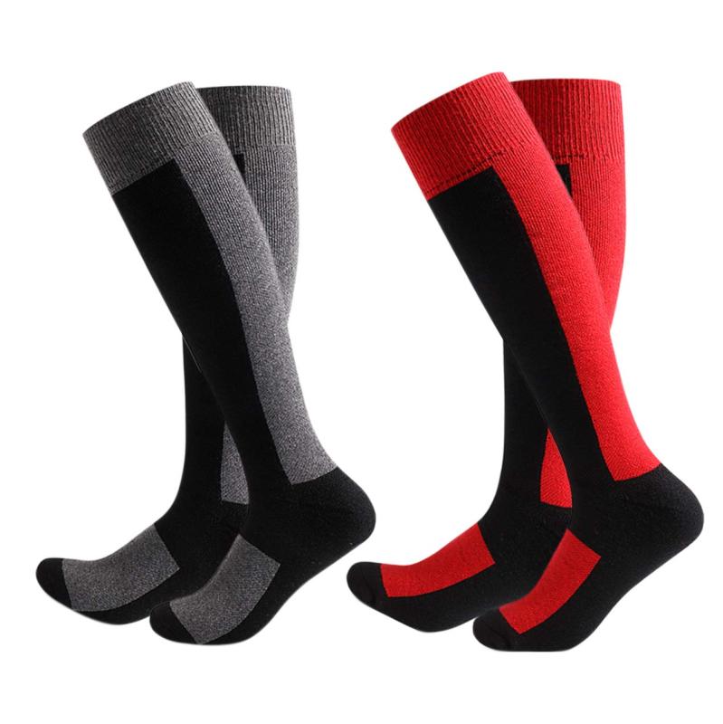 スキーソックス スノーボードソックス ウールソックス スキー靴下 スノーボード靴下 段階着圧設計 抗菌防臭 スポーツ靴下 登山ソックス ハイキングソックス メンズ レディース 男女兼用 【メイン素材＆サイズ】ウール13％,、コットン75％,...