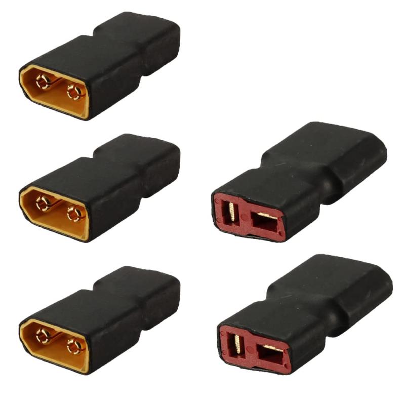 Boladge Deans TプラグコネクタはXT30 XT60 XT90プラグコネクタ変換アダプターに変換します ラジコンリポバッテリー用