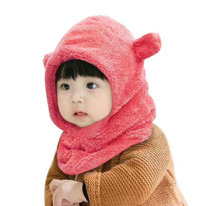 [Afindern] 赤ちゃん 帽子 ベビー キャップ ネックウォーマー 0~1歳 かわいい クマ耳 総ボア ふわふわ あったか 保温 防寒対策 お出かけ 通院 出産祝い プレゼント 秋冬 3色【商品仕様】サイズ：頭周り48-52cm　適用...