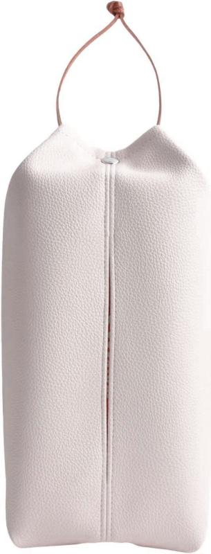 [HIGH FIVE] ティッシュケース 吊り下げ 本革 ストラップ カー用品 便利グッズ 2way 壁掛け 横置き ティッシュボックス ティッシュカバー 吊るす 縦置き 車用品 リビング キッチン 寝室[ブランド] HIGH FIVE( ...