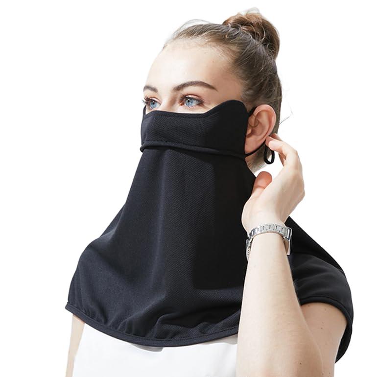[Gracefulsmile] フェイスカバー UV ゴルフ UPF50+ 日焼け防止 ネックガード レディース ネックカバー フェイスガード フェイスマスク息苦しくない 日焼け予防 紫外線対策 フェイスマスク 呼吸穴付 UVカットマスク ...