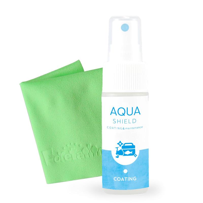 SHIELD AQUA SHIELD 撥水スプレー 釣り コーティング 剤 日本製 200ml/30ml/500ml/1000ml 詰め替え セット 光沢 防錆 ロッド リール クーラーボックス対応【釣具専用ガラス×シリコンのW撥水膜】SH...
