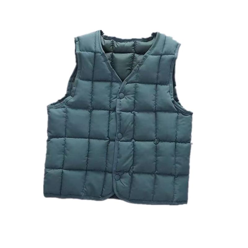 [SYOU] キッズ 子供 ベスト 綿服 秋冬 インナー アウター 軽量 ジャケット ノースリーブ 多色 ガールズ ボーイズ 男女兼用 春 秋 冬 保温 防寒素材：ポリエステルサイズ：90.100.110.120.130cm柔らかな素材を使...