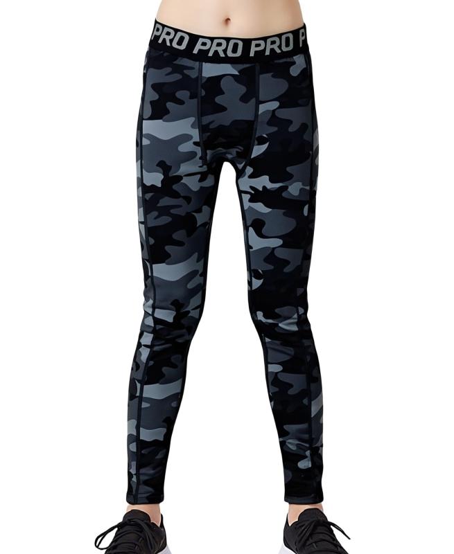 [LANBAOSI] インナースパッツ キッズ スポーツタイツ ストレッチ ロング レギンス 子供用 アンダーウェア [UVカット 吸汗速乾] コンプレッション ジュニア 野球 サッカー スキー トレーニングウ子供用コンプレッションパンツ速...