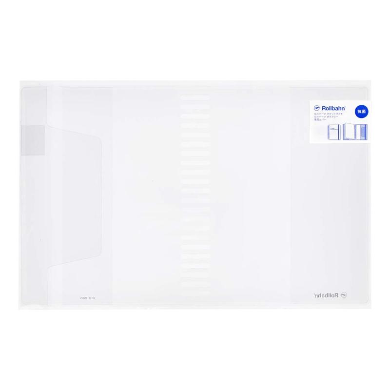 [デルフォニックス] ロルバーンポケット付メモカバー クリア 抗菌 A5素材 　：PVC（塩ビ）生産国 ：日本サイズ ：横352×縦224mm仕様 　：1袖ポケット/ロルバーンポケット付メモA5[500056、500064]収納可能（同サイ...