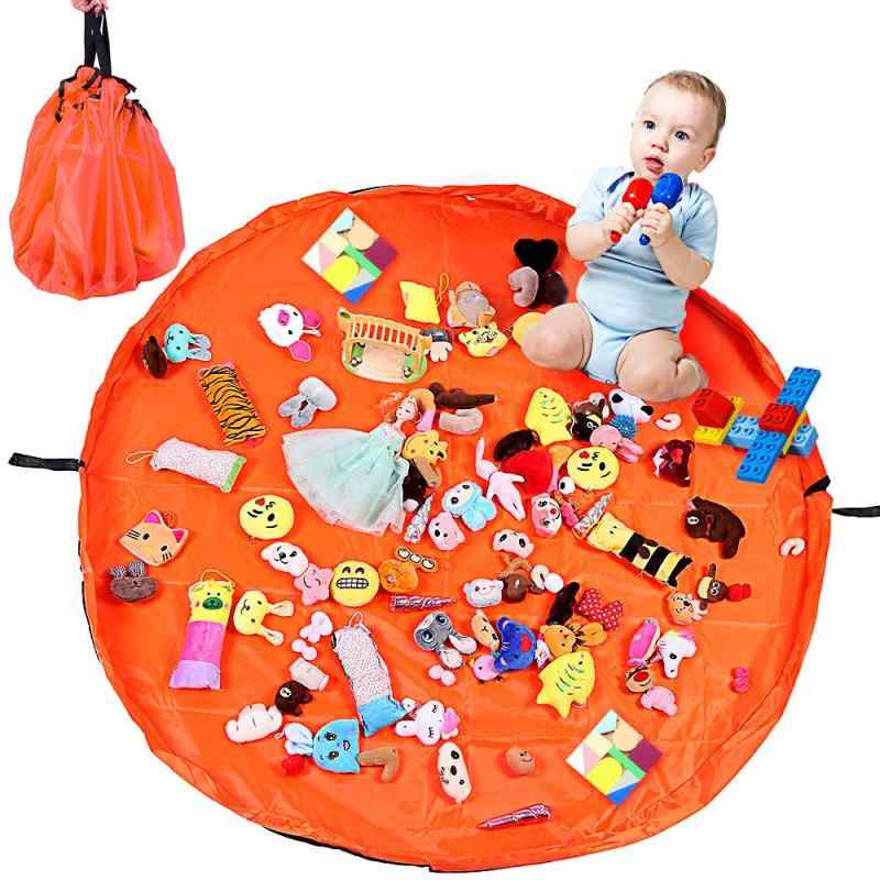 HEARTST おもちゃ収納バッグ 子供おもちゃ 収納玩具 家庭 ピクニッククッション おもちゃ収納袋 片付けブロック 家庭 ピクニッククッション 収納マット 片付けマット 防水素材 折り畳みで便👶【大容量】150cmという...