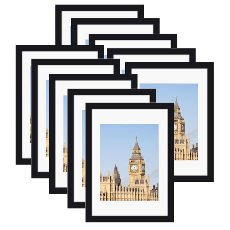 Raoendis a3 額縁 5枚セット壁掛け フォトフレーム 軽量額縁 ポスターフレーム 縦置き・横置き可能 ブラック 【サイズ29.7x42cm】【クラシック＆耐久性】頑丈なフレーム、高精細カバー、安全な梱包で、Raoendis額縁 a...