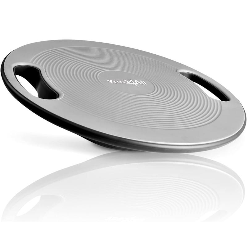 イエスフォーオール(Yes4All) ウォブルバランスボード トレーニングボードプラスチック バランストレーニング エクササイズ ヨガ用品 持ち運びバランストレーニングに最適:体幹の強さ、姿勢を改善し、協調性、バランス、視覚感覚を改善します...