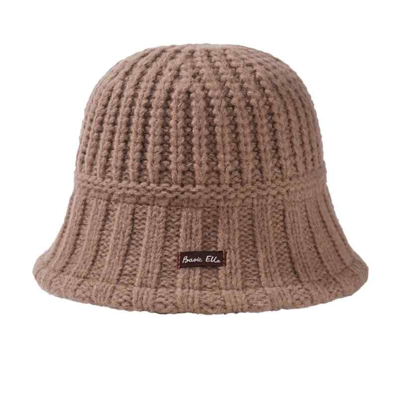 [ホワイトファング] ハット バケットハット ニット 帽子 旅行 かわいい シンプル おしゃれ 編み込み レディース CZ3882種類の編み方でデザインされ、ワンポイントのタグデザインがシンプルでかわいい レディース カジュアル デザイン ...