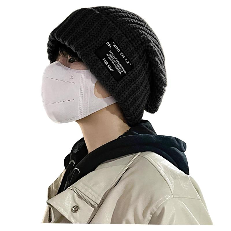 ニット帽 帽子 メンズ 【大きいサイズ・軽くて暖かい・カッコイイ】 防寒帽子 秋冬 ビーニー 保温 防風 厚手 暖かい トレッチ性 柔らかい おしゃれ 小顔効果 フリーサイズ 通気性 街ブラ・