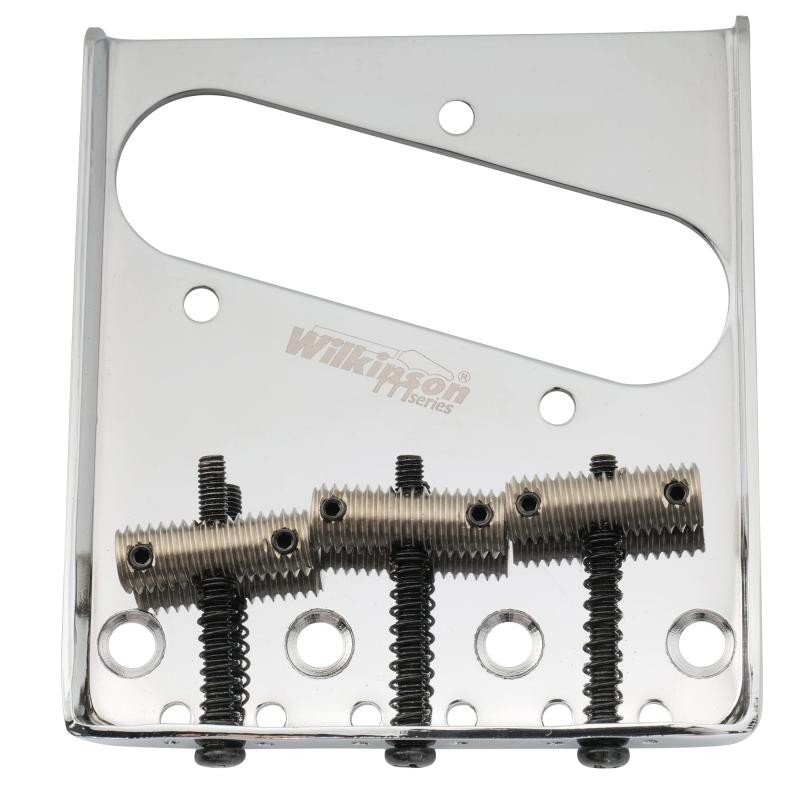 Wilkinson WOT01T 弦ピッチ10.8mmテレキャスターブリッジ ネジ3WAYサドル TLエレキギター用