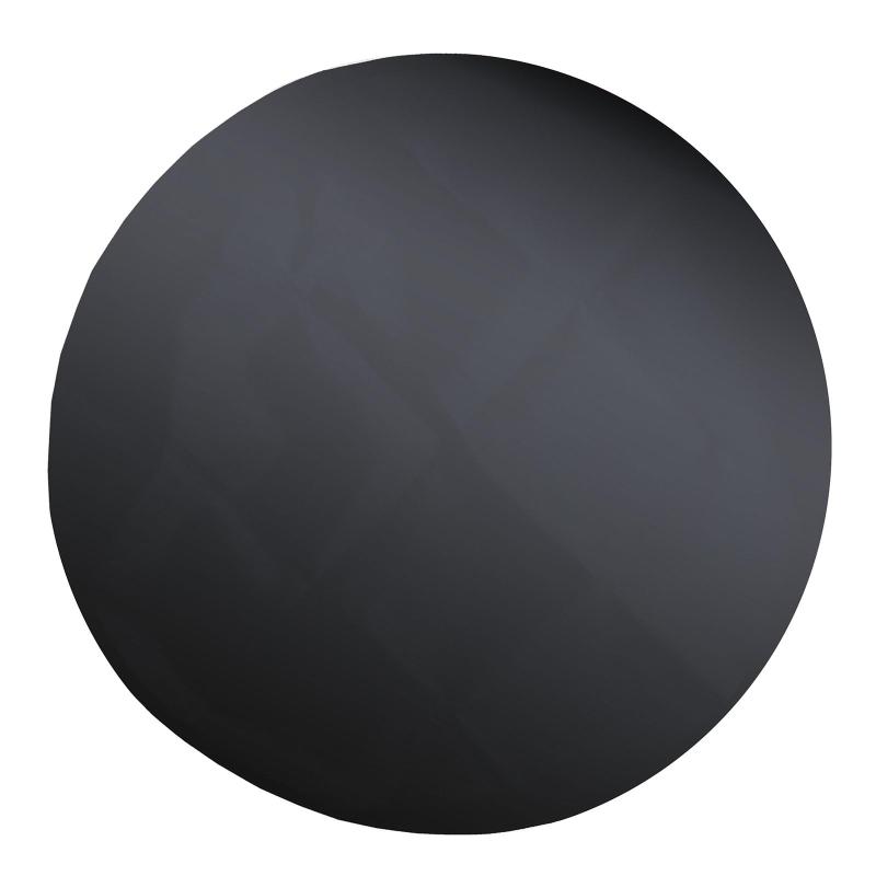 Seekdem(シークデム) チクチクしない 焚き火シート 丸型 四角 角型 60cm スパッタシート ブラック 黒 耐火 耐熱 防炎 防火布 シート キャンプ 芝生の保護に 円形 円 丸い焚火台等に