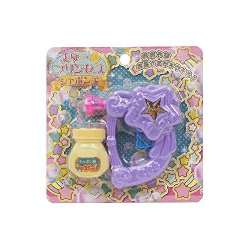 スタープリンセスシャボン玉 ［色指定不可］〇手動式のシャボン玉です。 大きな星がモチーフがかわいいシャボン玉です。 シャボン液のボトルのフタにシャボン液を入れて使用してください。 色の指定はできません●サイズ（約）・本体：125×115×厚...