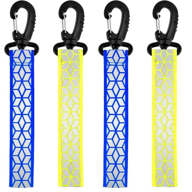 MAEXUS 反射キーホルダー 反射 ストラップ 反射ペンダント 反射 安全ストラップ 交通安全 夜間反射