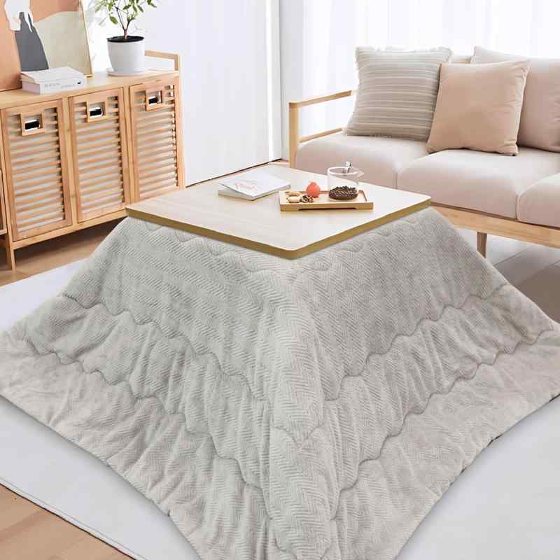 Orbezilこたつ布団 長方形 単品 こたつ掛布団 火燵布団 冬用 コタツ フランネル futon 暖かい中綿 ふわふわ 毛抜けない 静電気防止