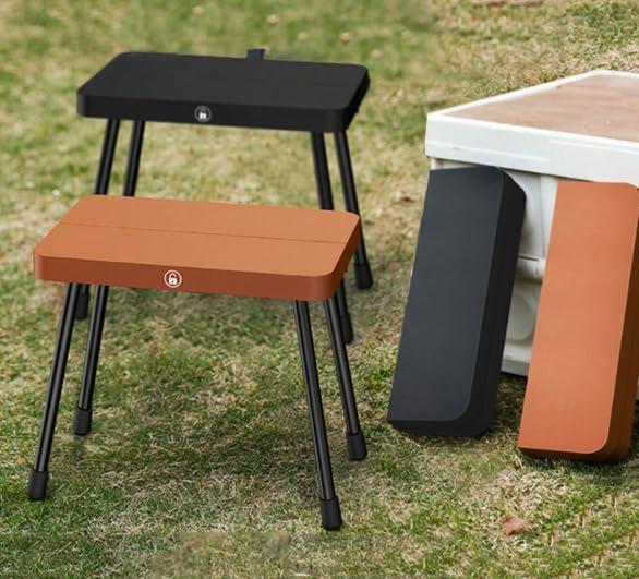 折りたたみ椅子 アウトドアチェア コンパクト 軽量 収納袋一体型 耐荷重120kg 頑丈 安定感 滑り止め キャンプ 釣り 登山 ピクニック 花火大会 観戦 大人 子供用（ブラウン） [並行輸入品]【収納ケース一体型＆ショルダーベルト付き】...