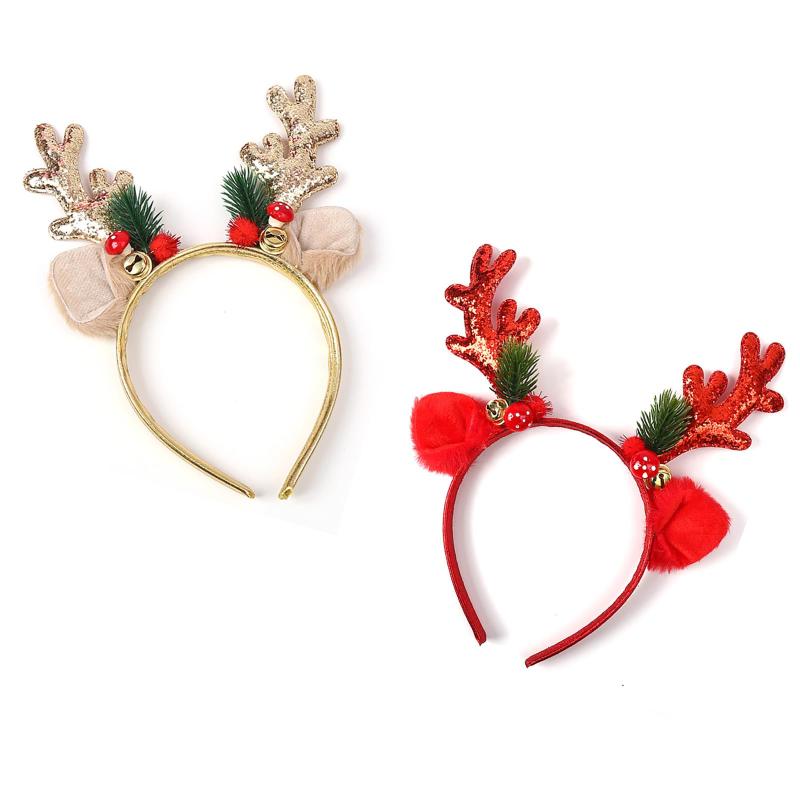 [Lalapala] クリスマス カチューシャ 2点セット トナカイチューシャ クリスマスカチューシャ クリスマス仮装 トナカイ 可愛い 髪飾り クリスマスツリー パーティー飾り サンタクロース パー2セットの子供 大人兼用のクリスマス カ...
