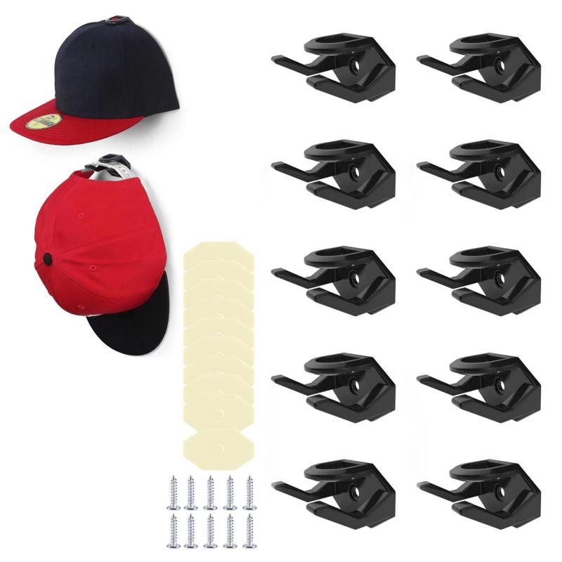 Zhejia 帽子掛け 10点セット キャップハンガー キャップラック 帽子ハンガー 帽子掛けフック 帽子かけ 帽子ディスプレイ 帽子ラック 壁掛け 収納 取り付け簡単 強力 多機能 帽子 パンツ バッ【ハットラック】ハットラックの主な目的...