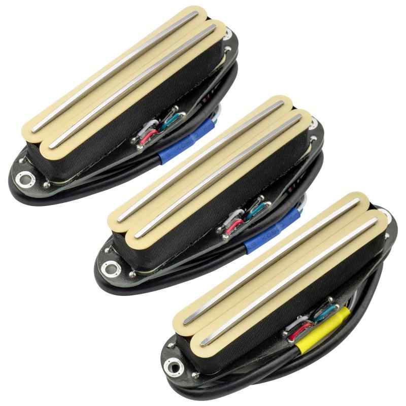 Musiclily Pro ST-DPHC セラミック シングルサイズハムバッカー ピックアップ Super Distortion ネックミドルブリッジPUセットストラトエレキギター用