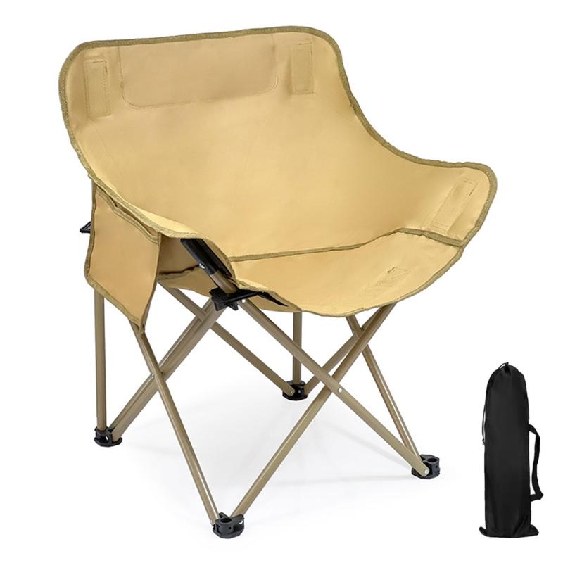 ATHULYA アウトドアチェア キャンプ椅子 折りたたみ椅子 軽量 ポケット付き 1秒瞬間収納 耐荷重150kg 折り畳み 持ち運び便利 収納バッグ付属 キャンプ 釣り フェス 観戦用【快適な座り心地】広々とした背もたれが腕を自然に支え、...
