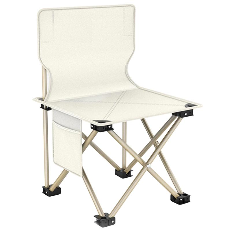 アウトドアチェア 折りたたみ 軽量 1秒開閉 収束式 キャンプ椅子 耐荷重100kg 携行性 釣り 野外フェス バーベキュー ZDY135【3色・S】三色展開:アイボリー(無地)、ブラック(無地)、ネイビー(柄あり)；重さ:1.1kg;耐荷...