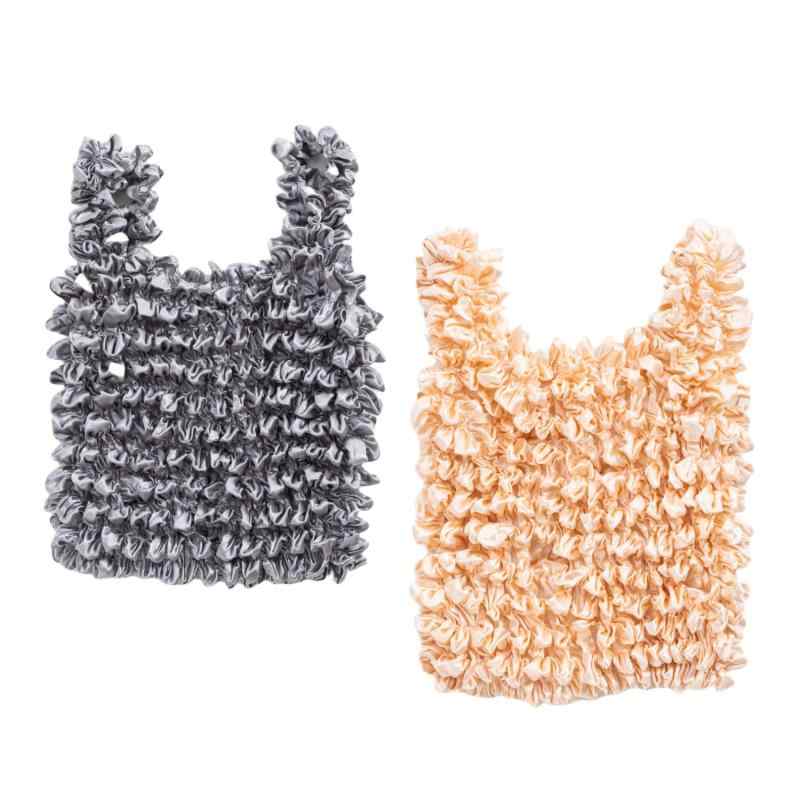 [UPBEATLIFE] エコバッグ おしゃれ 大容量 折畳み 絞り コンパクト 可愛い くしゅくしゅ 丈夫 しぼり 伸縮 買い物バッグ 買い物袋 コンビニバッグ 便利 軽量 収納🛍️【エコバッグの特徴】このエコバッグは、お...