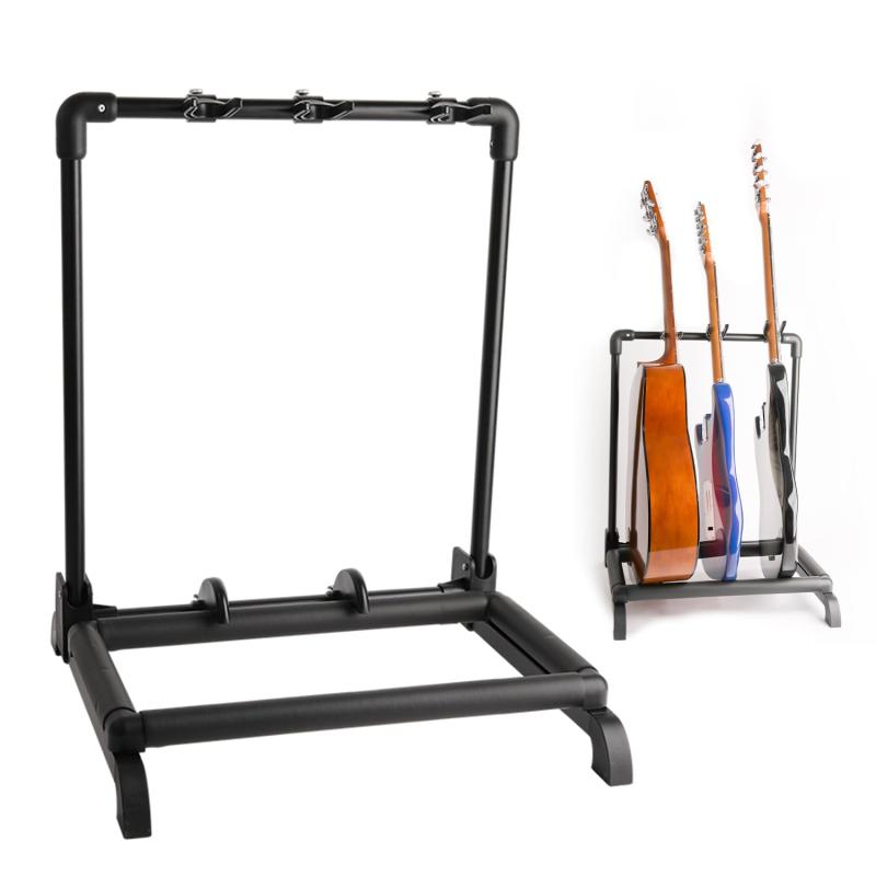 マルチホルダー ギタースタンド 折りたたみ式 ギターディスプレイラック ギター/ベース/アコースティック用折りたたみ式。
