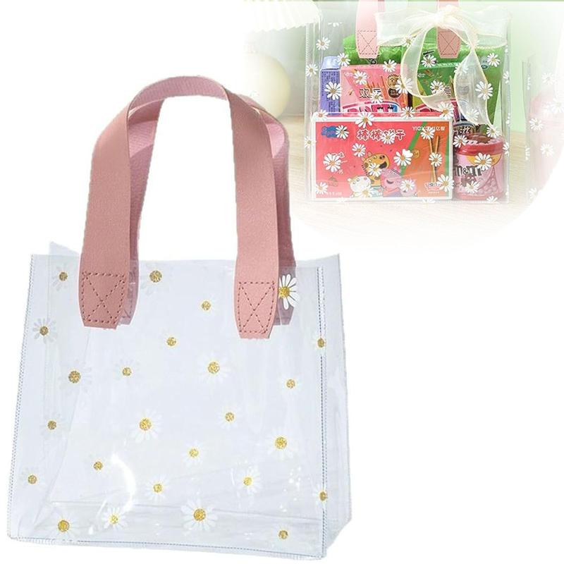 [Mirhua] プールバッグ 透明トートバッグ 誕生日 結婚式用 防水 大容量 可愛い ビニールバッグ ビーチバッグ お持ち運び便利 ビーチ/水泳/ジム/温泉/旅行/アウトドア ピンク【詳細スペック】​ サイズ：長さ約 25cm、幅約 2...