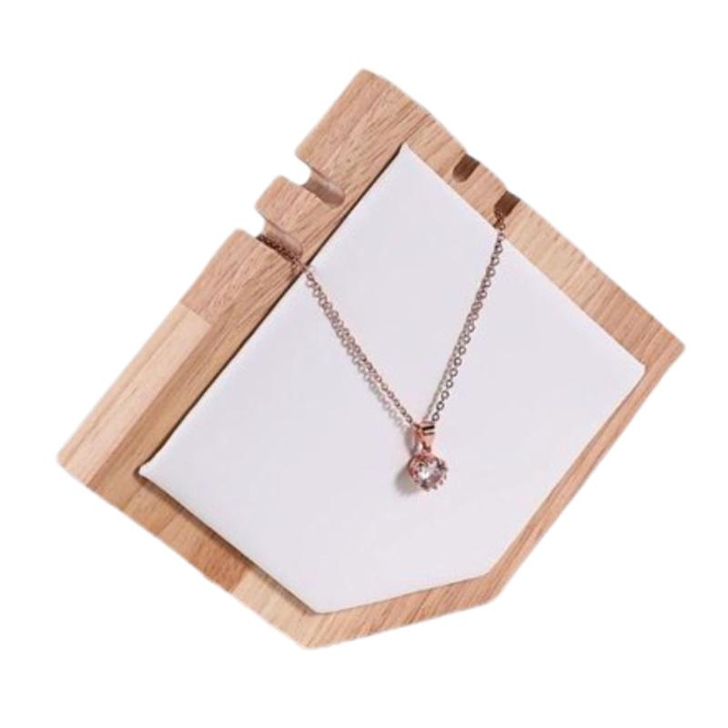 ネックレススタンド 木製 アクセサリー什器 ディスプレイ台 ジュエリースタンド ショップ風 おしゃれ 撮影用 展示用ネックレスやアクセサリーの魅力を引き立てる、木製ディスプレイスタンド。温かみのある天然風ウッドとホワイトパネルの組み合わせが...