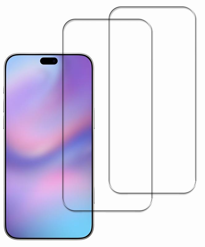適用 iPhone17 pro max 用の ガラスフィルム いphone17 promax 用の 強化ガラス【2枚セット】指紋認証対応 日本素材製 ガラスカバー 極薄 高透過率 耐指紋 撥油性 2.5Dラウンドエッジ加工 硬度9H/高透【...