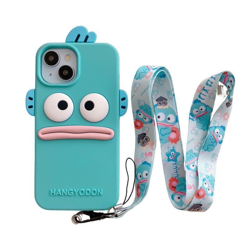 RUIKER iphone 用 ケース ハンギョドン可愛い アニメ キャラクター スマホケース