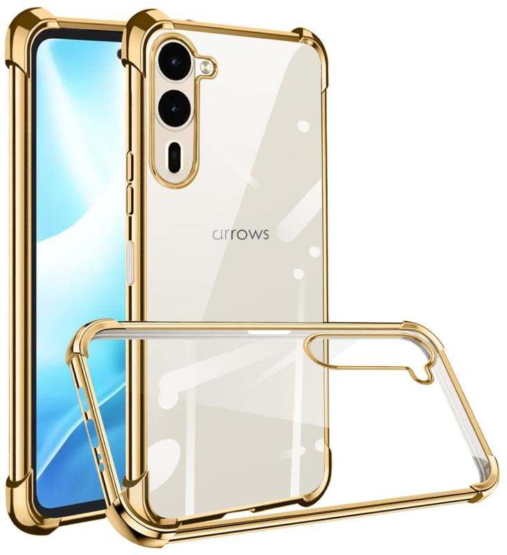 nahailun Arrows We2 Plus ケース 耐衝撃 arrows we2 plus カバー バンパー F-51E M06 スマホケース tpu 軽薄型 ストラップホール付き 衝撃吸収 タンド機能 車載ホルダー シリコンケース ...