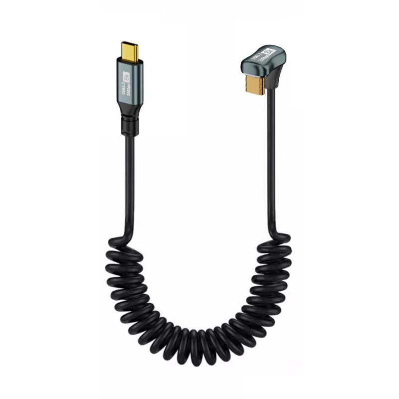 chenyang USB C to C コイルケーブル USB 3.2 Type C 20Gbps PD 100W 8K@60Hz データ高速充電ケーブル 6フィート 1.8M