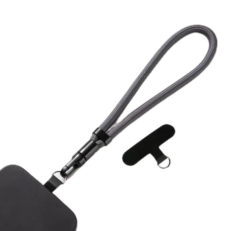 [KSYN KO-KO] スマホストラップ スマホショルダー 手首 長さ調節可能 幅7mm 充電影響なし 全機種適合iPhone/Android 軽量 落下防止 メタルホルダー付属