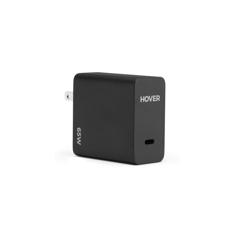 HOVERAir 65W AC アダプター 急速充電対応 USB-C電源アダプター【PD対応・最大65W出力】：デバイスに応じて最適な電力を自動で供給し、効率的な充電を実現。【幅広い入力電圧】：100～240V対応で、海外でも使用可能。旅行...
