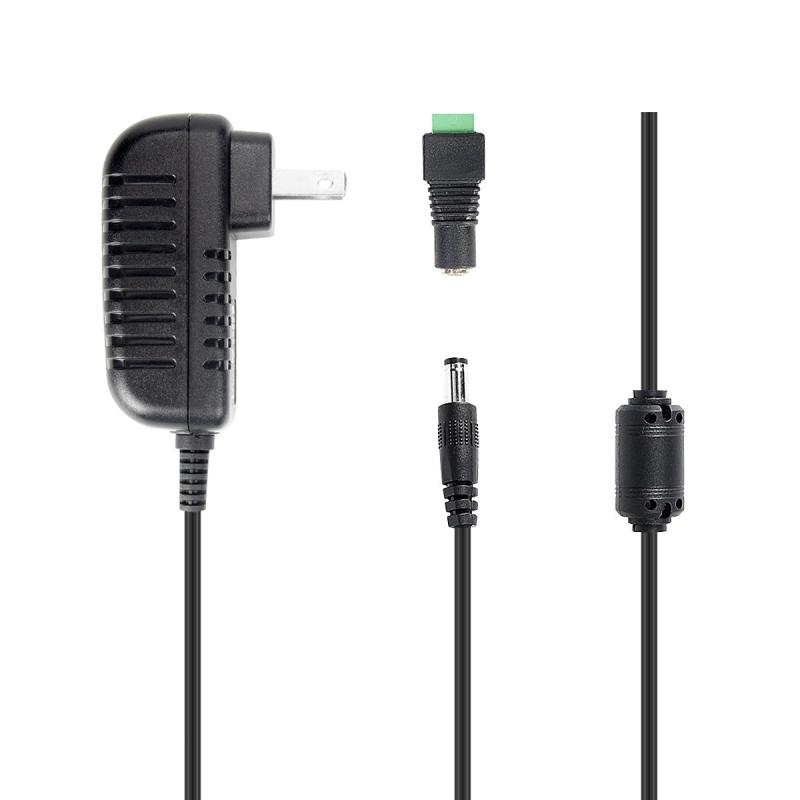 【PSE規格品】Signcomplex ACアダプター 12VDC 汎用ACアダプター DCポート直径5.5x2.1mm LED テープライト ビデオ カメラ 撮影 監視カメラ など用 安全・安定 AC - DC コンバータ DC 電源アダプタ